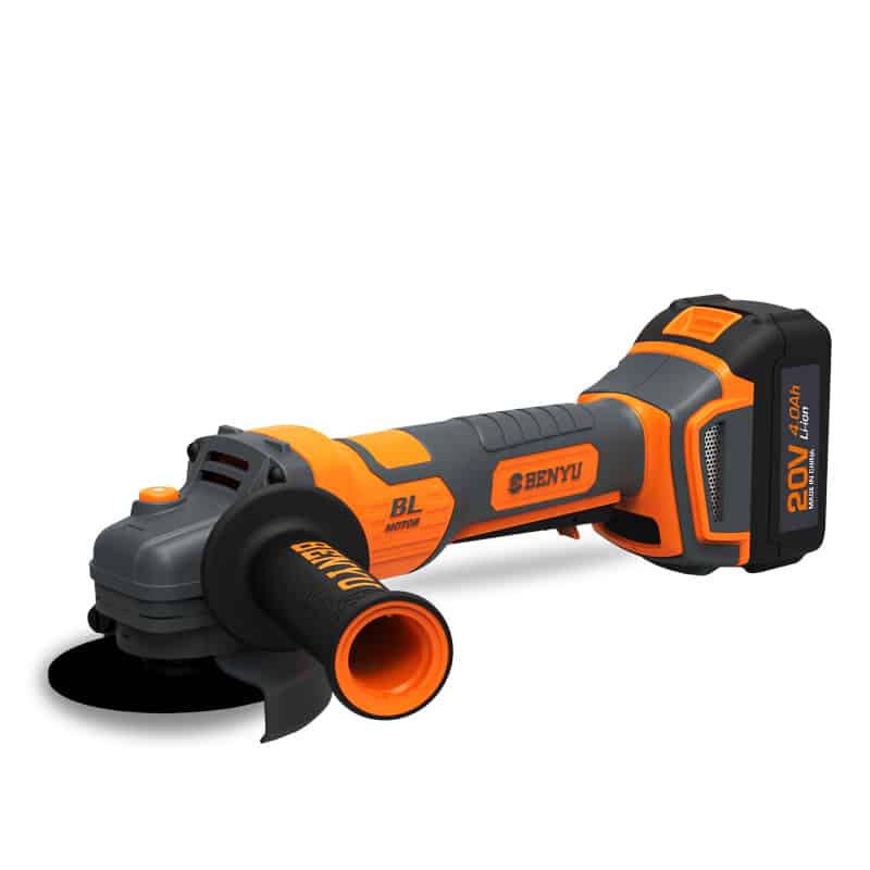 Cordless Brushless Angle Grinder, Benyu JM1001/20v - SAKR Building ...