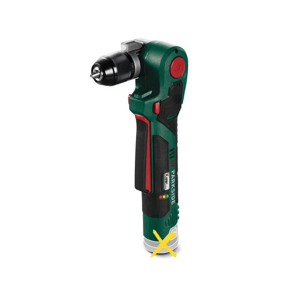 Cordless Angle Drill, Parkside PWBSA 12 A1 - SAKR Building Materials